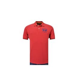 La Martina Kurzarm Piquet Stretch Poloshirt