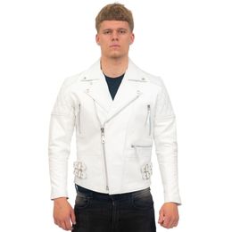 Herren-Bikerjacke aus Rindsleder-Nassau
