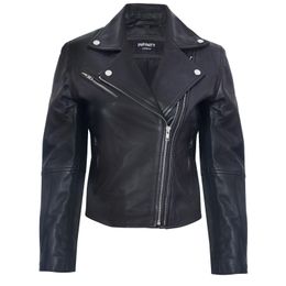Retro-Bikerjacke aus Leder f&uuml;r Damen &ndash; Madeley