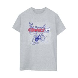 Disney - "Donald Duck Comics" T-Shirt f&uuml;r Damen (Grau)