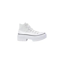 Converse Wei&szlig;e Stoff Chunky Sneakers