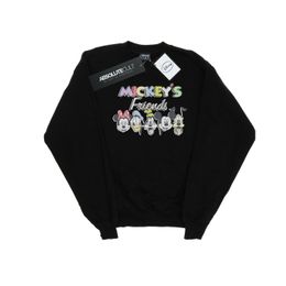 Disney - "Mickey Mouse Friends Faded Nostalgia" Sweatshirt f&uuml;r Herren (Schwarz)