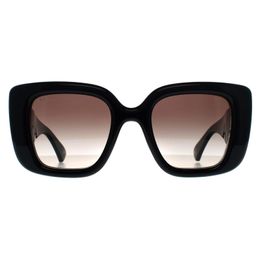 Gucci Square Womens Gl&auml;nzend Schwarz Grau Farbverlauf GG1975S