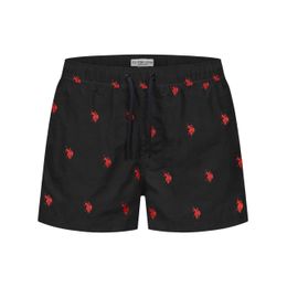 U.S. Polo Assn. Herren Badeshorts mit Allover-Logo-Design