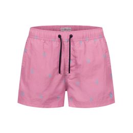 U.S. Polo Assn. Herren Badeshorts mit Allover-Logo-Design