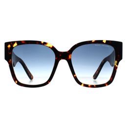 Marc Jacobs Square Damen Dunkel Havanna Blau Gradient MARC 698/S