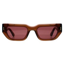 Calvin Klein Rectangle Unisex Transparent Braun Rosa Dunkel Lila CK24500S