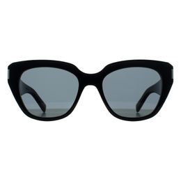SAINT LAURENT Square Damen Schwarz Grau SL 827