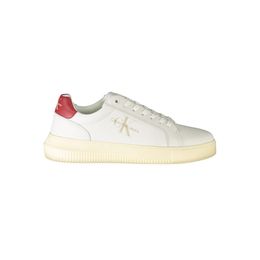 Calvin Klein Bianco Leder Herrensneaker