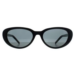 SAINT LAURENT Cat Eye Damen Gl&auml;nzend Schwarz Grau SL M154