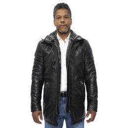 Herren-Leder-Trenchcoat-Aleppo