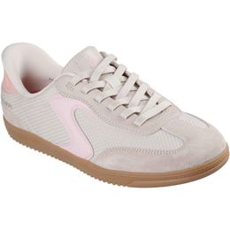 Skechers Hotshot - Alltagskomfort Textil Damen Sneakers Natur/Pink Standard