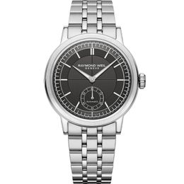 Raymond Weil Millesime Silber Herren Armbanduhr 2930-ST-60001