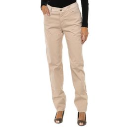 Armani Lange Hose aus Stretchgewebe in normaler Passform 6Y5J18-5N0RZ Frau