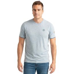Herren T-Shirt mit kurzem Arm im Mikrostreifen-Design PRI2532