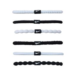 Nike - Haarband (6er-Pack) (Wei&szlig;/Schwarz)