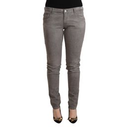 Graue Skinny Jeans