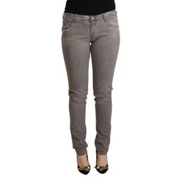 Graue Gerade Damenjeans Stil Pan71841