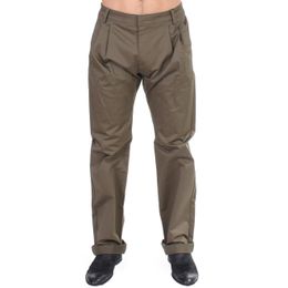 Faltenhose Olivgr&uuml;n