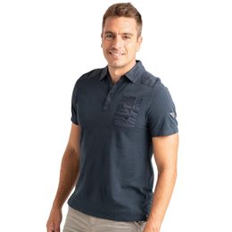 Herren Poloshirt aus Baumwolle mit kurzen &Auml;rmeln und Taschen PRI2647