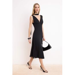 Damen Maxikleid mit Tiermotiv, &auml;rmellos, l&auml;ssig/alltagstauglich, A-Linie