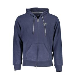 La Martina Blauer Baumwoll-Hoodie f&uuml;r Herren