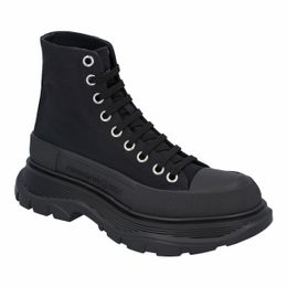 Alexander McQueen Tread Slick Stiefel in Schwarz