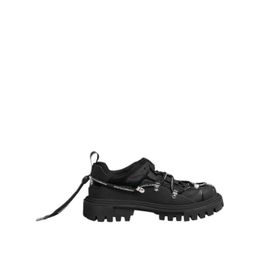 Dolce & Gabbana Dolce & Gabbana Schwarze Niedrige Schn&uuml;r Trekking Sneaker Schuhe