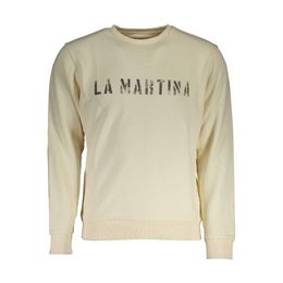 La Martina Bianco Baumwoll-Herren-Sweatshirt