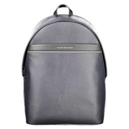 Tommy Hilfiger Blaue Polyurethan Herrenrucksack