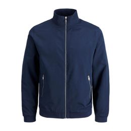 Jack & Jones Herrenjacke der Marke Jack & Jones. Die Jacke ist aus hochwertigem Polyester gefertigt. Marke: Jack & JonesModellname: Jje Rush Harrington BomberKategorie: HerrenjackeMaterialien: PolyesterFarbe: blau