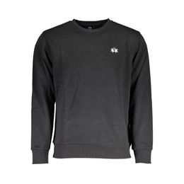 La Martina Schwarzer Baumwollpullover f&uuml;r Herren