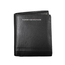 Tommy Hilfiger Schwarzes Lederportemonnaie