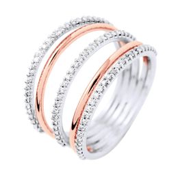 DIADEMA - Ring - Prestige Jewelery - Diamanten - Wei&szlig;gold und Ros&eacute;gold