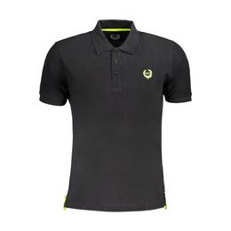 Gianmarco Venturi Schwarzes Baumwoll Herren Polo-Shirt
