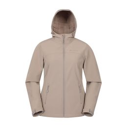 Mountain Warehouse - "Exodus" Softshelljacke f&uuml;r Damen (Dunkelbeige)