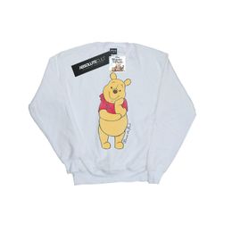 Disney Herren Winnie The Pooh Classic Pooh Sweatshirt (Wei&szlig;)