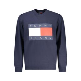 Tommy Hilfiger Blauer Baumwollpullover f&uuml;r Herren