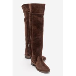 Petya Leder Oberschenkelhoher Stiefel