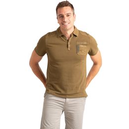 Herren Polo-Shirt aus Baumwolle mit kurzen &Auml;rmeln und Tasche PRI2647