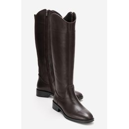 Ruiz Leder Knieholer Stiefel (Damen)