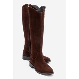 Ruiz Leder Knieholer Stiefel (Damen)