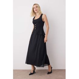 Elegantes, &auml;rmelloses A-Linien-Kleid f&uuml;r Damen, mittellang, schick/abendlich