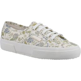 Superga 2750 Floral Print Cotton Women's Wei&szlig;/Floral Print Turnschuhe