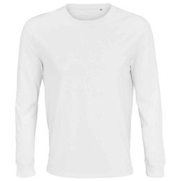 SOLS Unisex Pioneer Langarm-T-Shirt aus Bio-Baumwolle f&uuml;r Erwachsene (wei&szlig;)