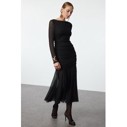 Gerade geschnittenes, mittellanges Cocktailkleid f&uuml;r Damen