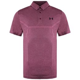 Under Armour Collared Pink Herren verschwinden nahtlos kartiertes Poloshirt 1361144 683