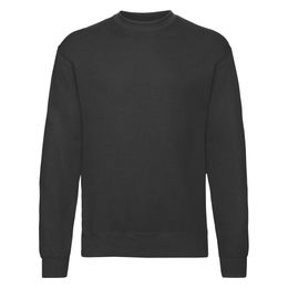 Fruit of the Loom Unisex Erwachsene Classic Drop Shoulder Sweatshirt (Schwarz)