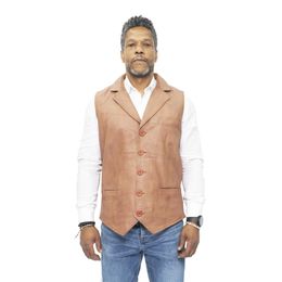 Herren Smart Classic Lederweste-Bristol