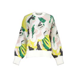 Desigual Eleganter hoher Kragen Kontrast Damenpullover